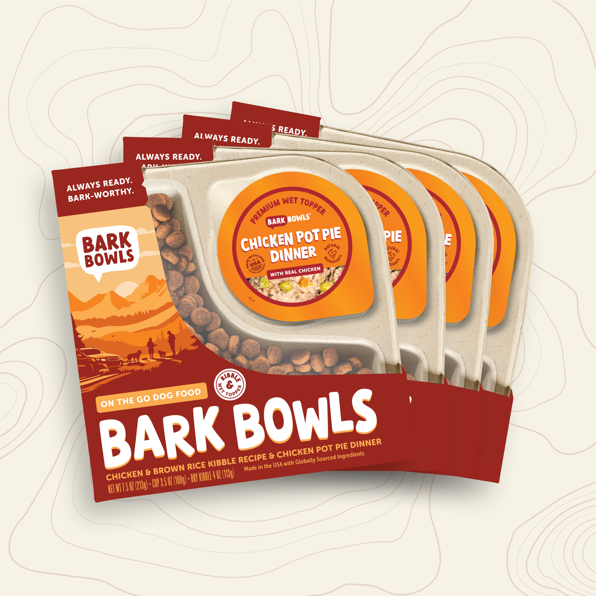 Bark Bowls 4 Pack Dinners