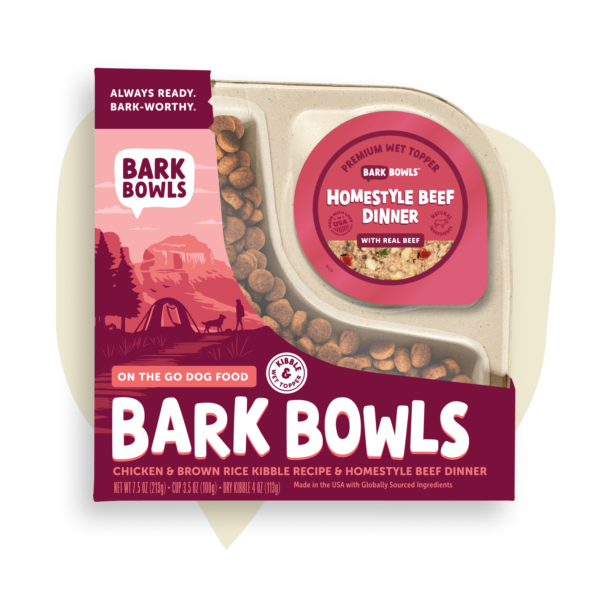 Bark Bowls - Homestyle Beef Dinner
